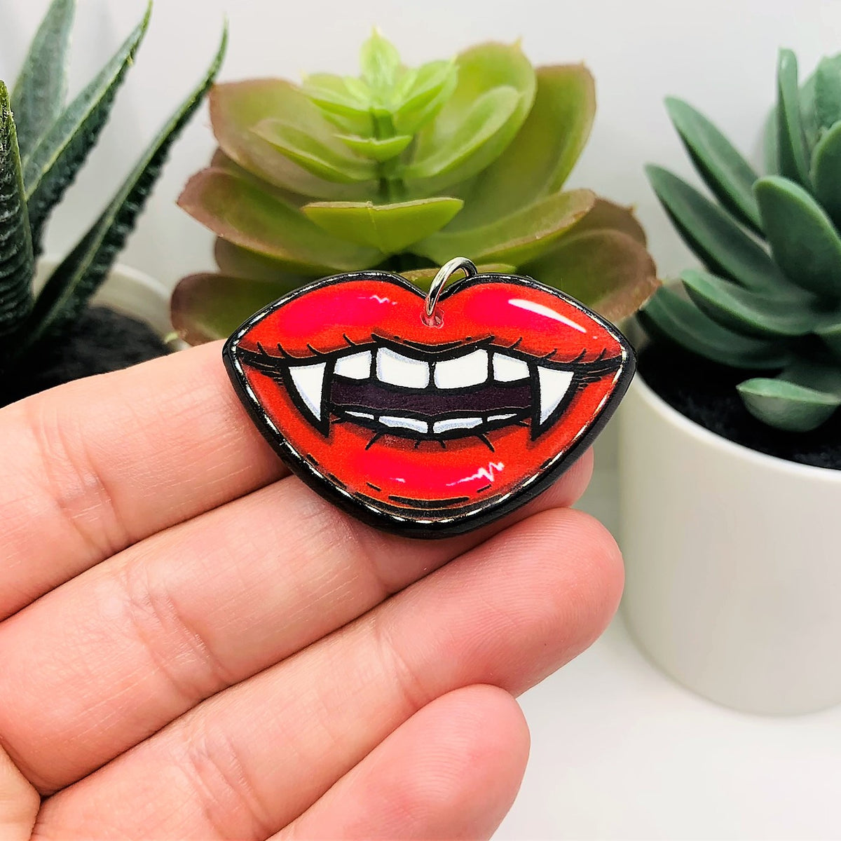 1, 4 or 20 Pieces: Large Acrylic Vampire Teeth, Halloween, Vampyre, Go ...