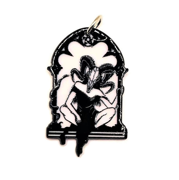 1, 4 or 20 Pieces: Hecate with Ram Skull Halloween Charms - Double Sid ...
